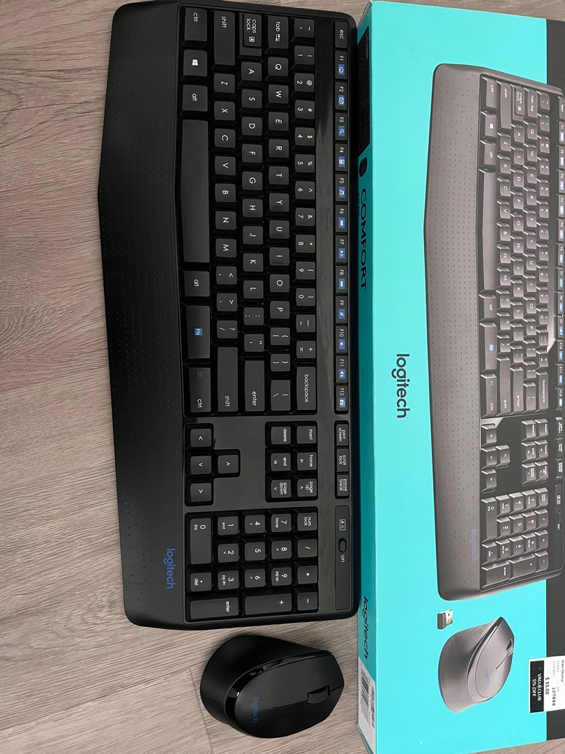 Logitech Comfort keyboard set, Computers & Tech, Parts & Accessories ...