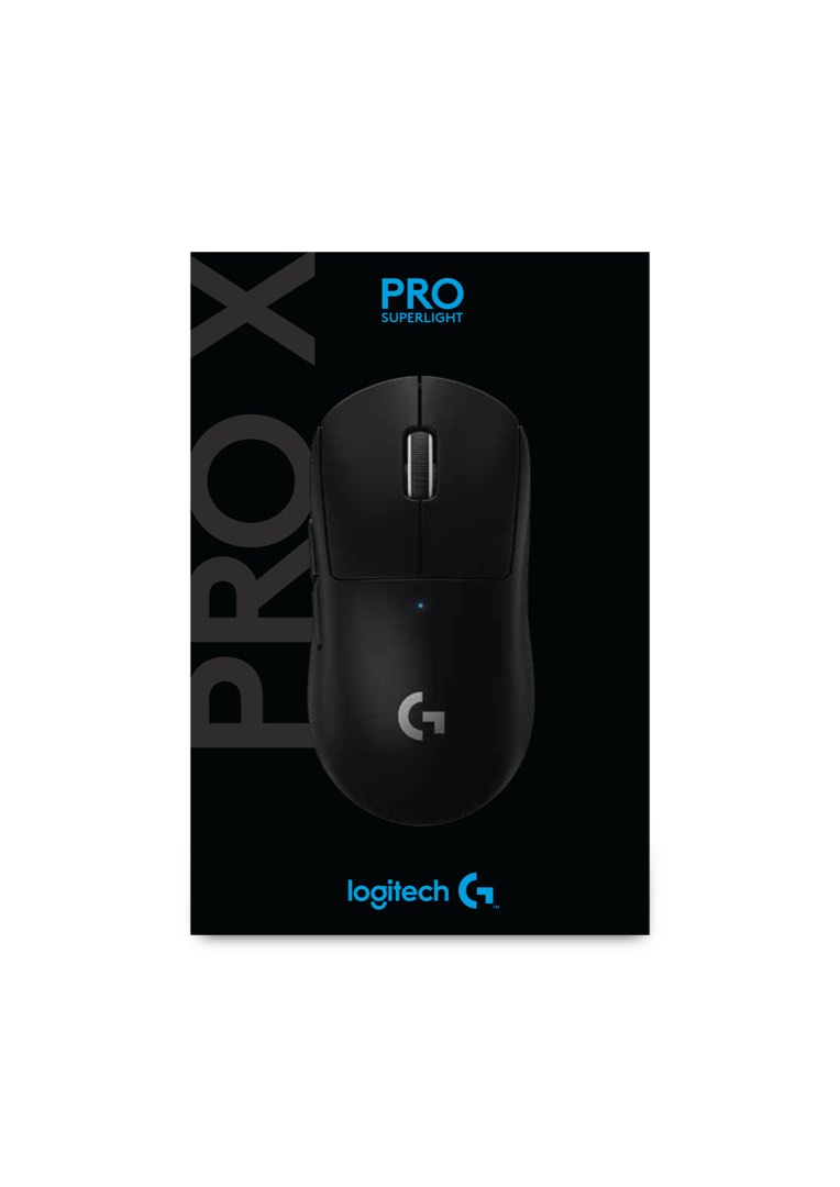Logitech g pro x superlight wireless esport gaming mouse tiger arc ice ...