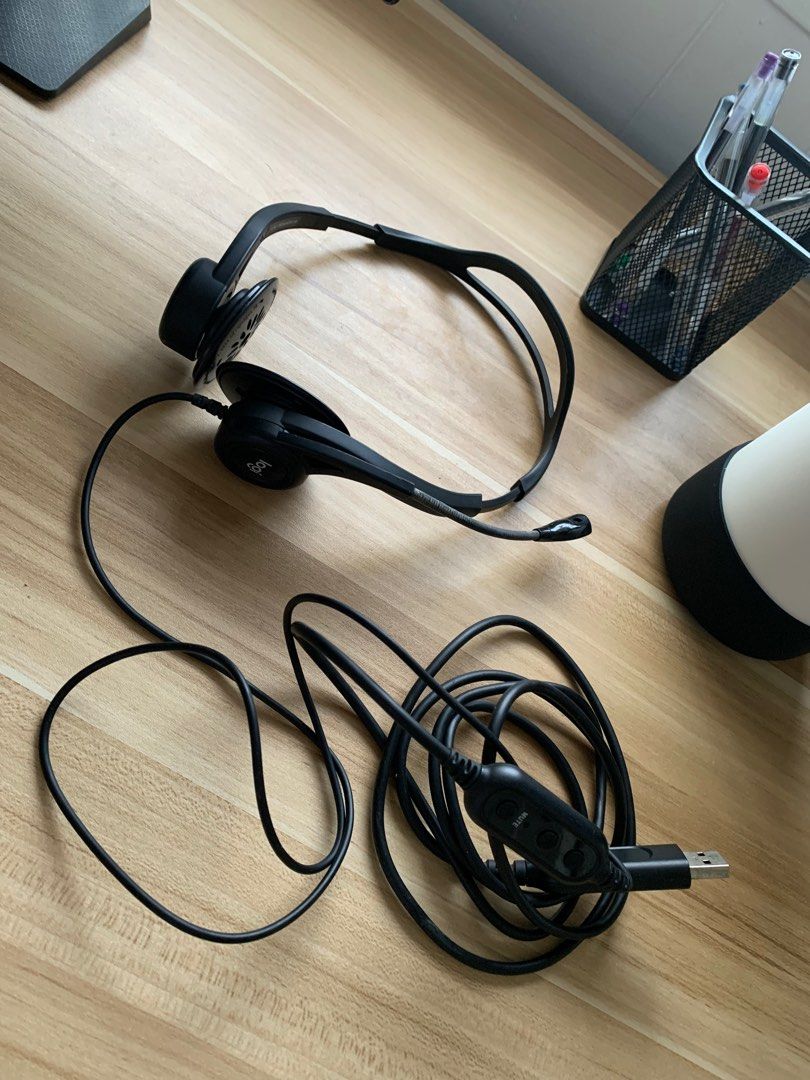 Logitech H370 USB Computer Headset with Noise-Cancelling Microphone ...