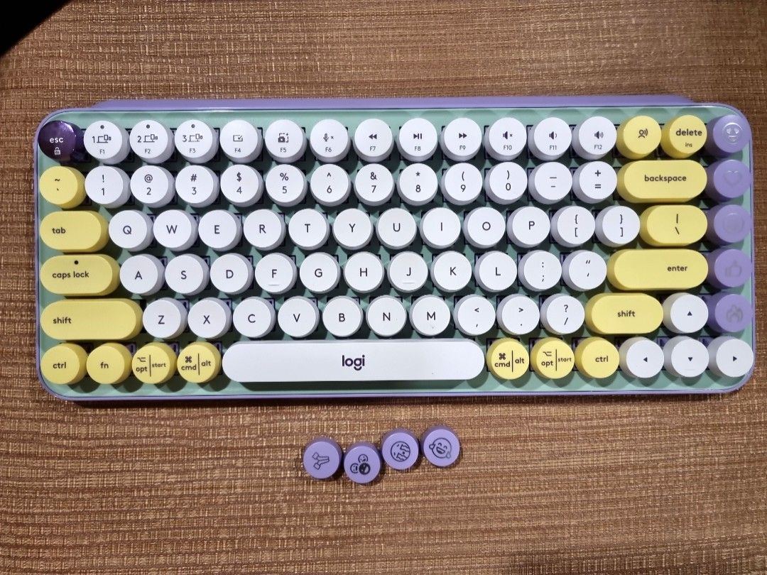 Logitech POP keys (Purple), Computers & Tech, Parts & Accessories ...