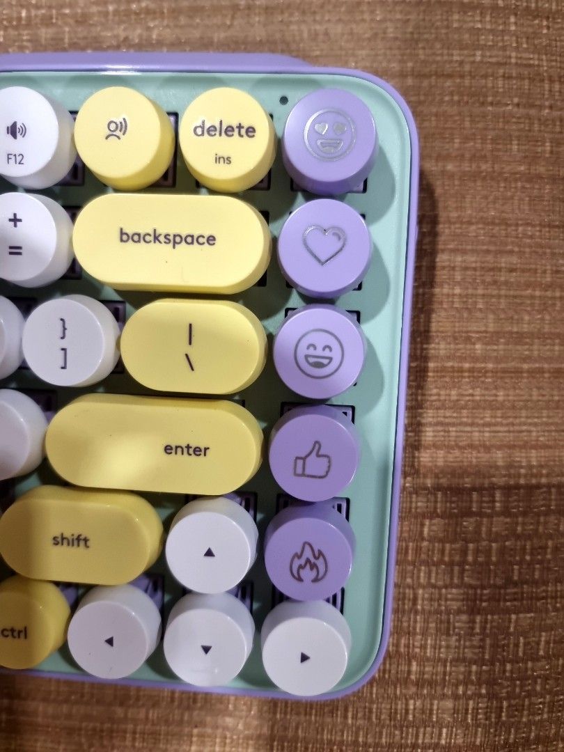 Logitech POP keys (Purple), Computers & Tech, Parts & Accessories ...