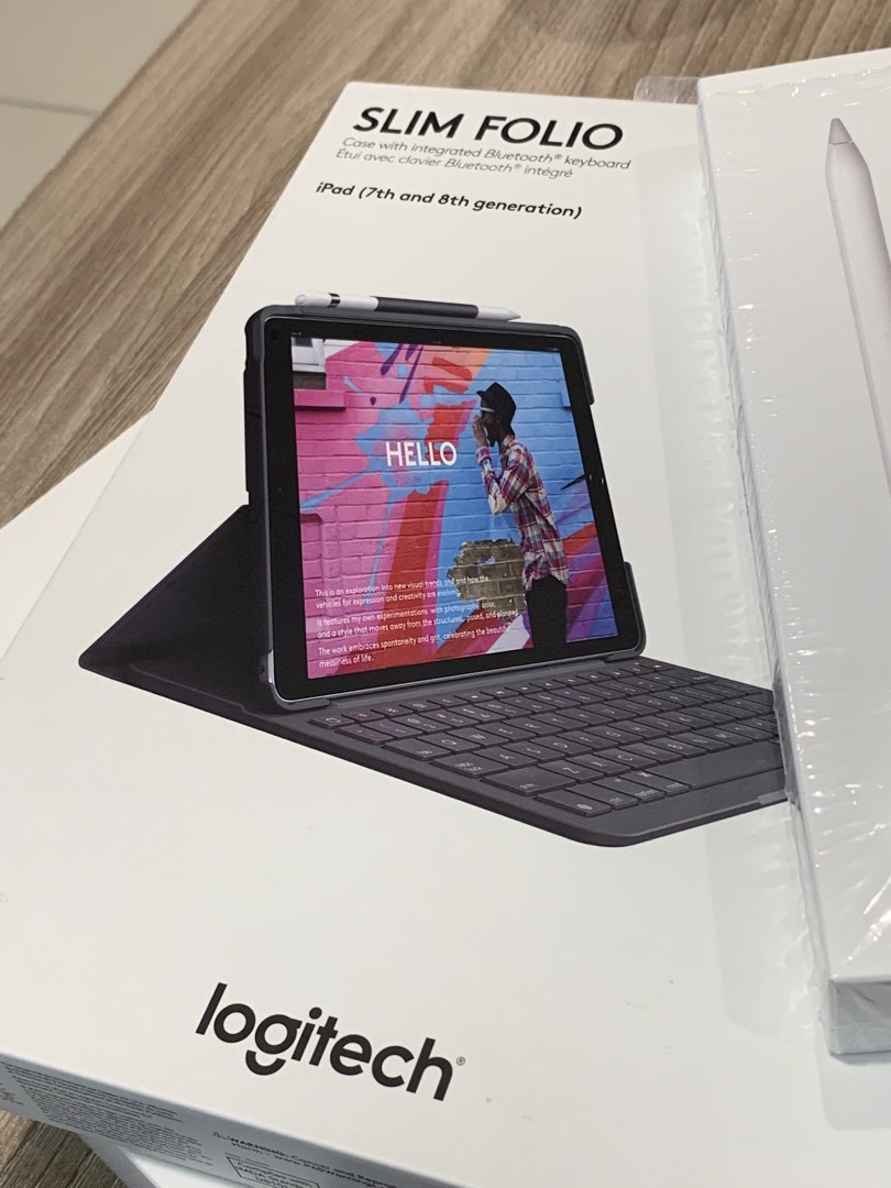 Logitech Slim Folio Mobile Phones Gadgets Mobile Gadget Accessories Cases Sleeves On