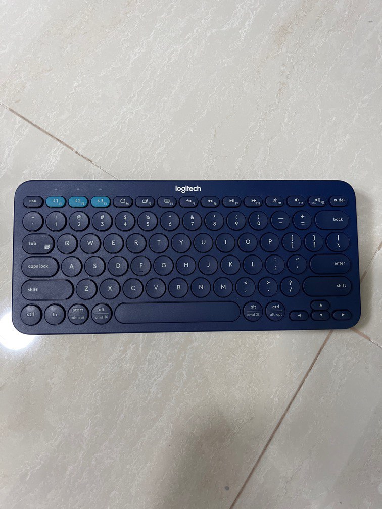 Logitech Wireless Keyboard (Blue), Computers & Tech, Parts ...
