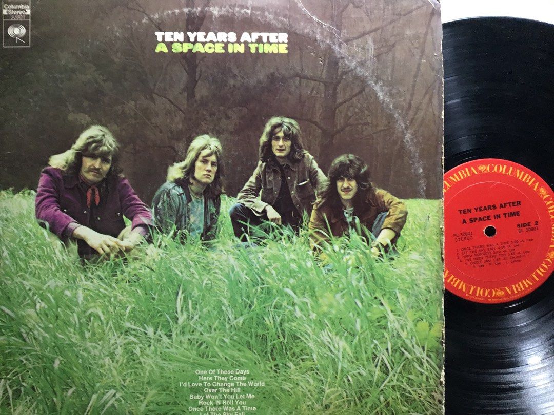 LP Ten Years After - A Space in Time OOP VINYL RECORD Anuhis Classic Rock Piring Hitam, Hobbies ...