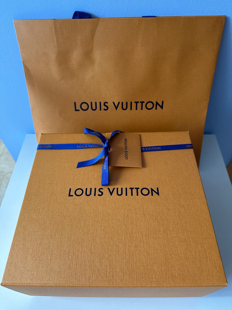 LV box and paper bag, Luxury, Accessories on Carousell
