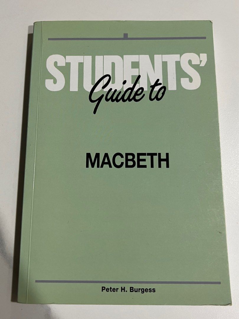 Macbeth study guide, Hobbies & Toys, Books & Magazines, Textbooks on ...