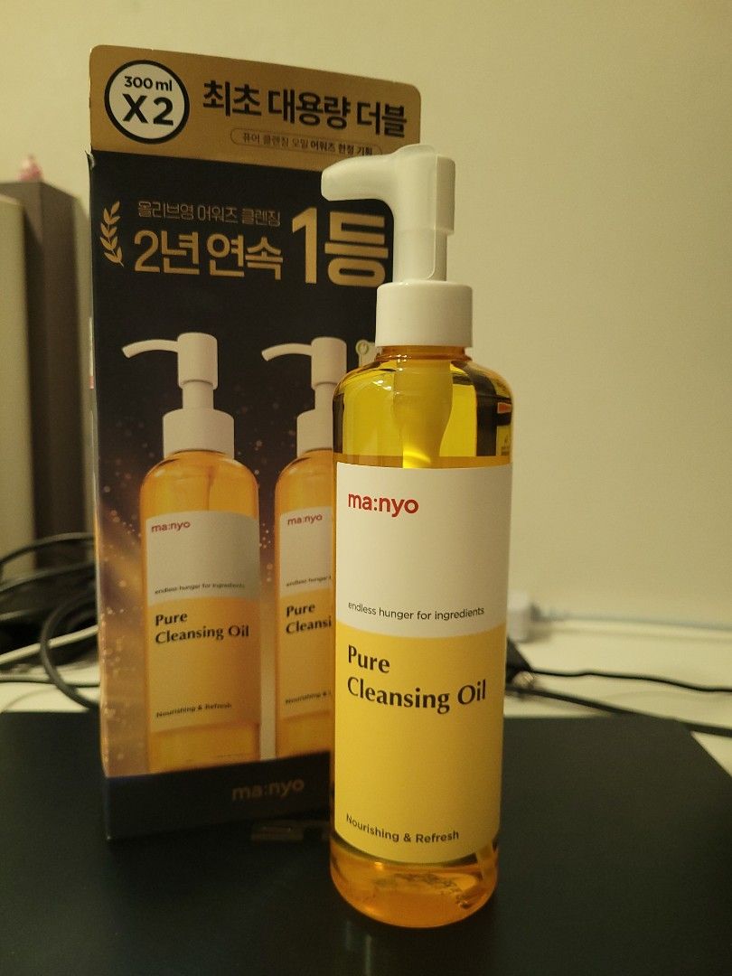Manyo Factory Pure Cleansing Oil 300ml, Beauty & Personal Care, Face, Face Care on Carousell