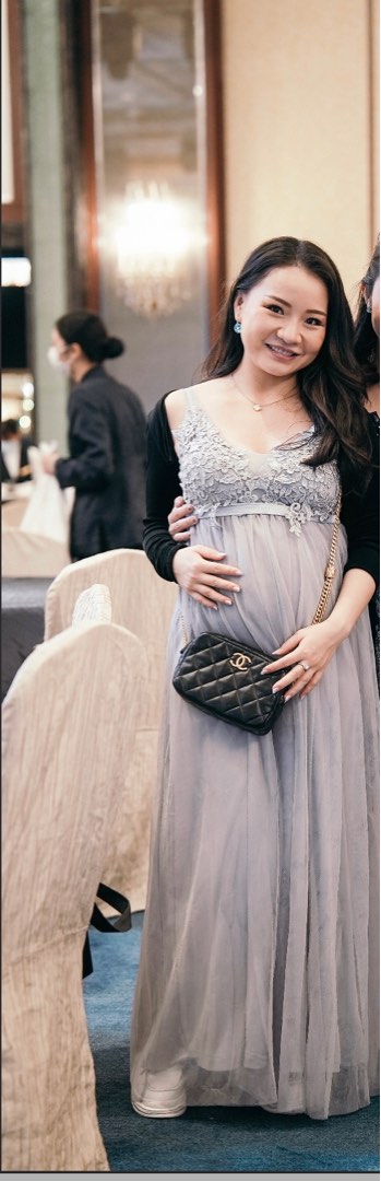 Maternity Dinner dress, Women's Fashion, Maternity wear on Carousell