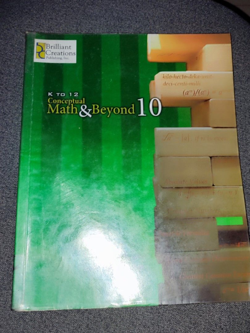 Math book grade 9 and 10 (Math and Beyond) (sold separately), Hobbies ...