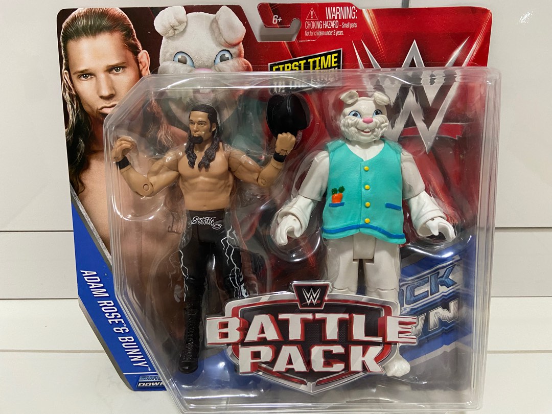 Mattel WWE Battle Pack Adam Rose and Bunny, Hobbies & Toys, Toys ...