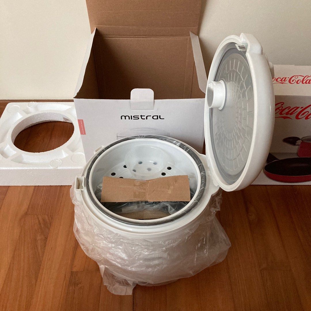 Mayer Mistral Rice Cooker & Coke Coca-Cola 20cm Pot with Vented Glass ...