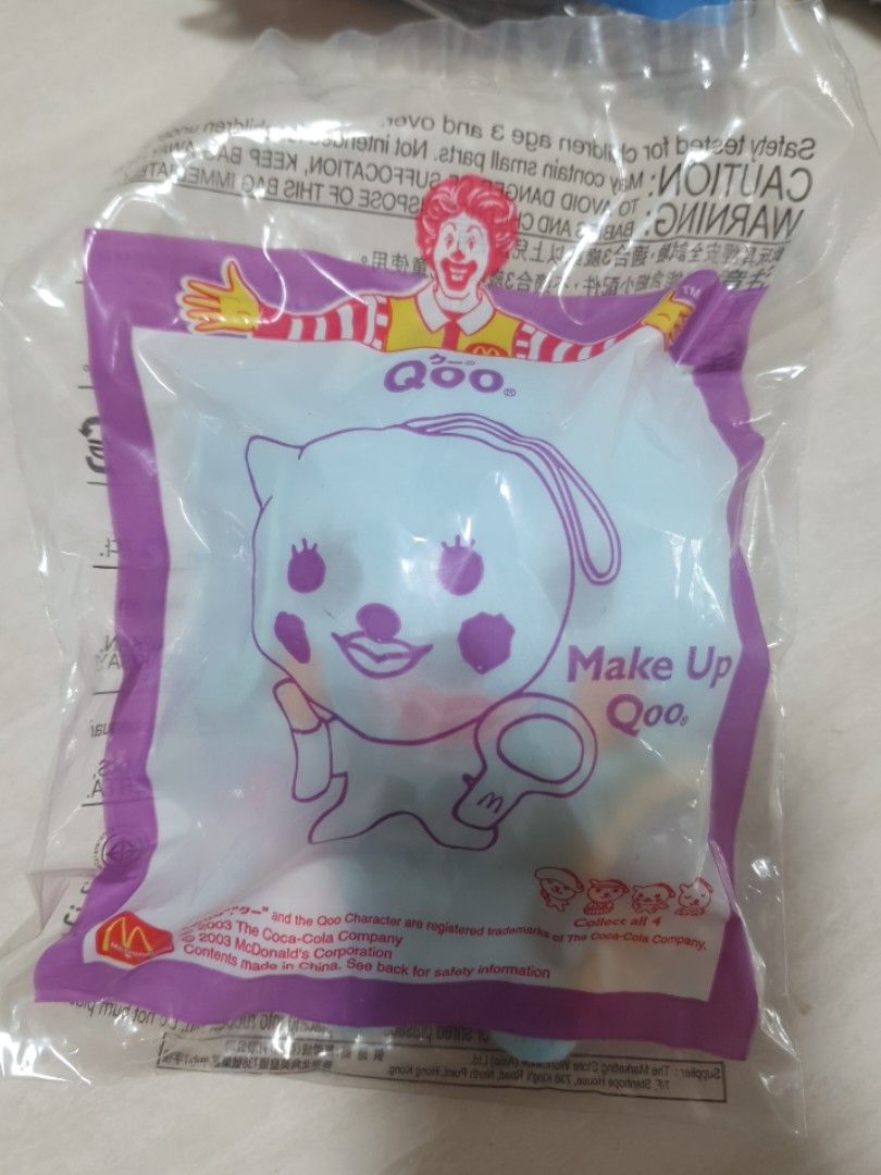 McDonald's Qoo toy set, Hobbies & Toys, Toys & Games on Carousell