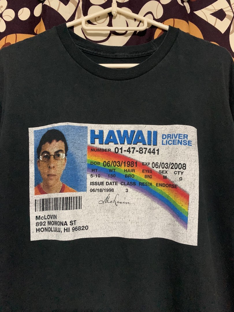 McLovin, Men's Fashion, Tops & Sets, Tshirts & Polo Shirts on Carousell