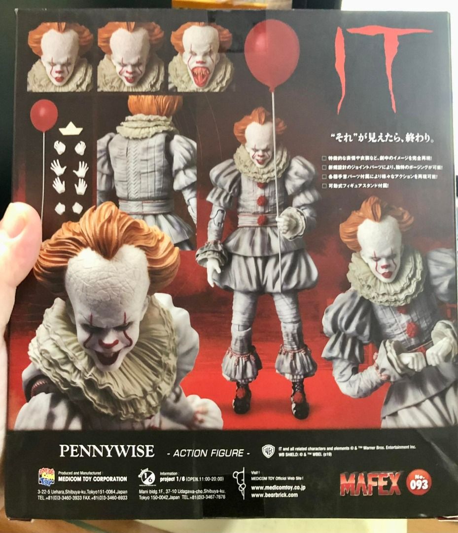Medcom Toys Mafex Pennywise Action Figure, Hobbies & Toys, Toys & Games ...