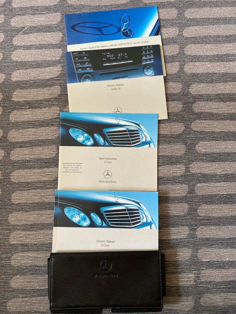 Mercedes E class manual with leather case, Hobbies & Toys, Books ...