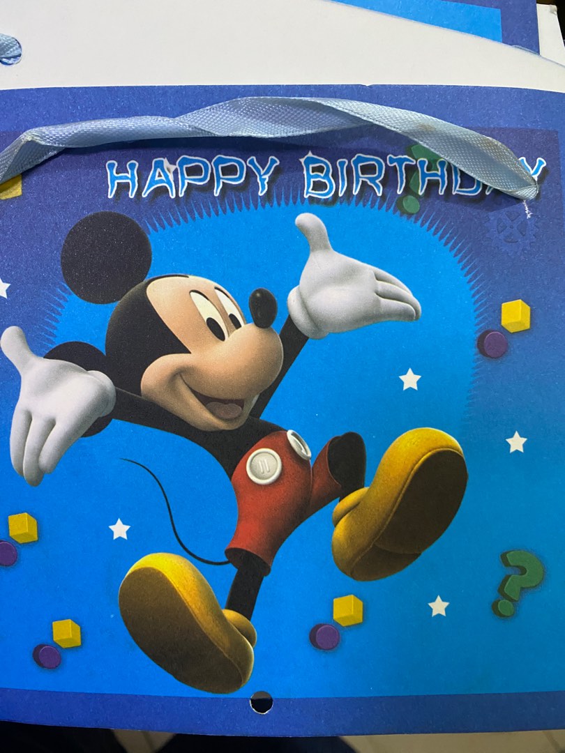 Mickey Mouse Birthday Banners, Hobbies & Toys, Stationary & Craft ...