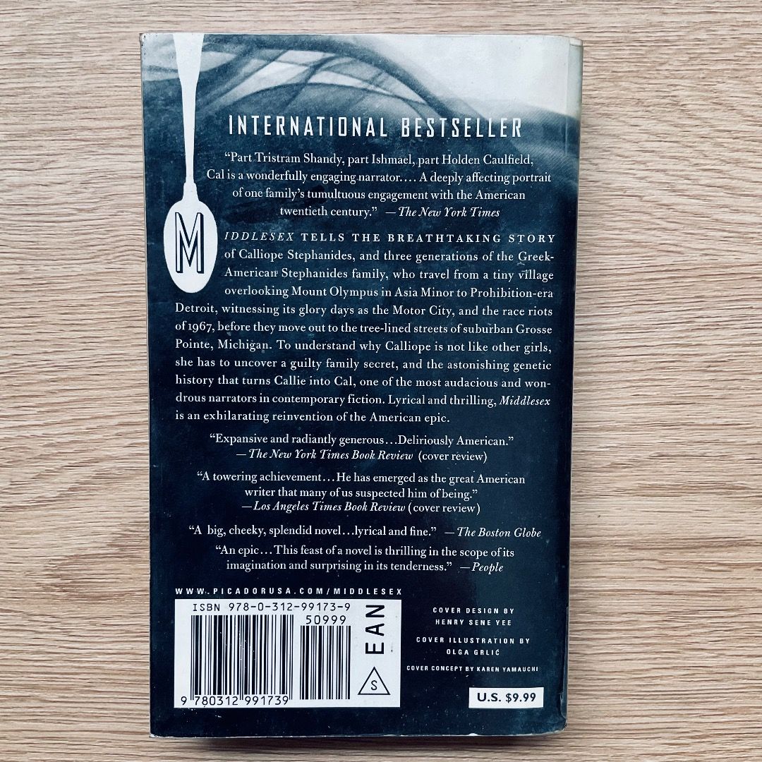 Middlesex by Jeffrey Eugenides, Hobbies & Toys, Books & Magazines ...