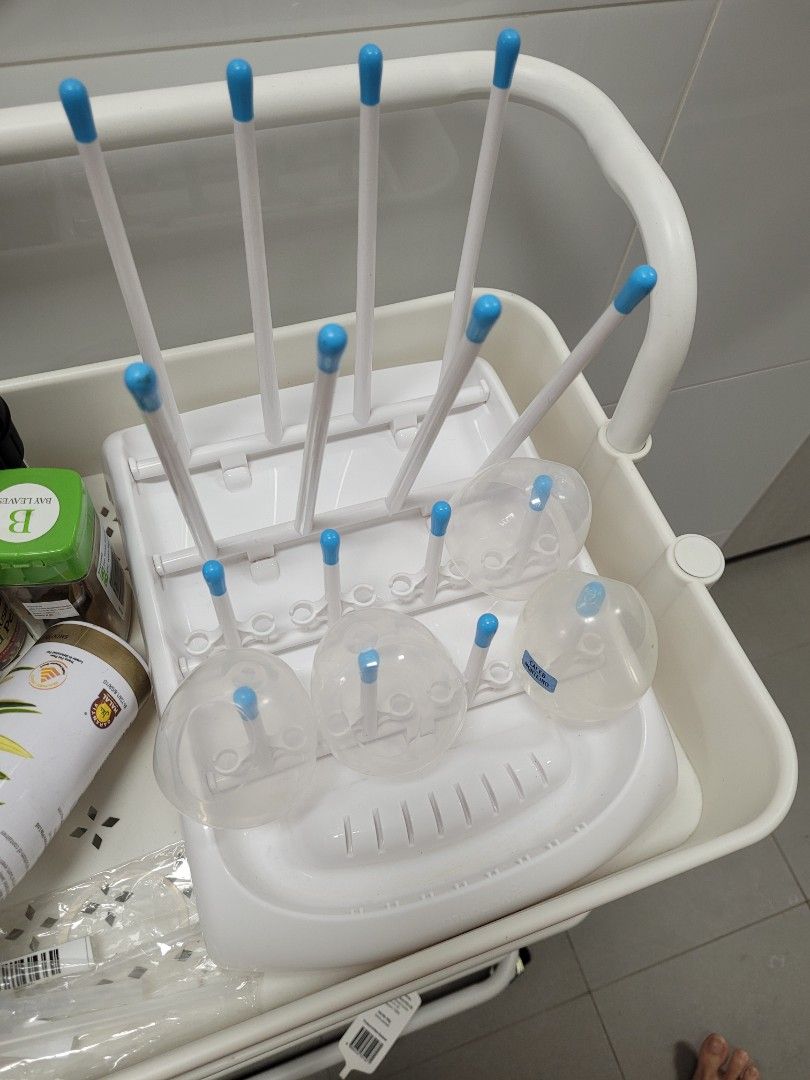 Milk bottle drying rack, Babies & Kids, Nursing & Feeding ...