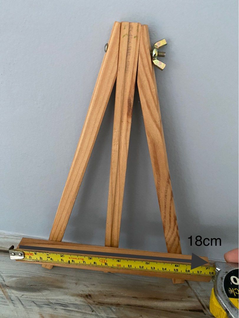Mini Wooden Easel Stand - new, Hobbies & Toys, Stationery & Craft ...