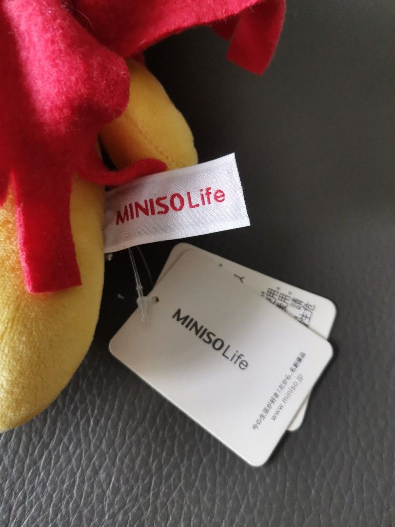 MINISO Yellow Plush Bear, Hobbies & Toys, Toys & Games on Carousell