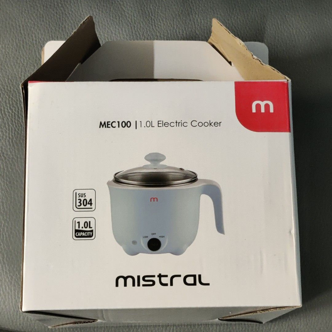 Mistral 1.0L Electric Cooker MEC100 (Blue), TV & Home Appliances ...