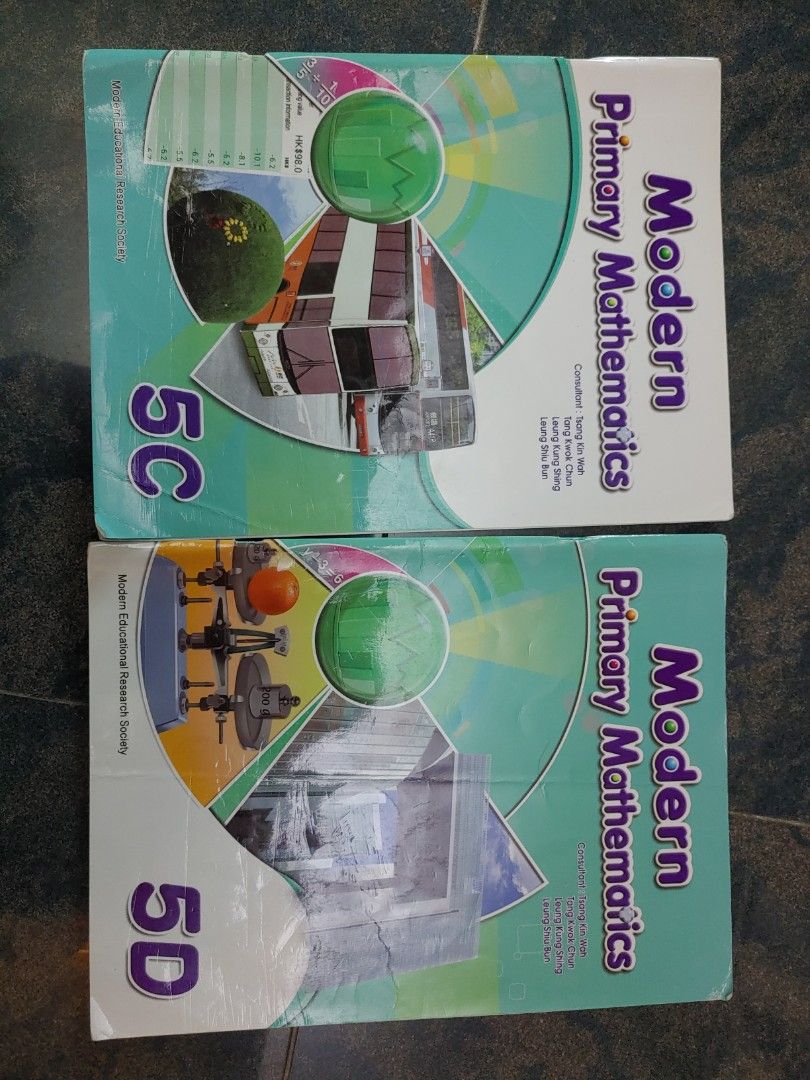 Modern primary mathematics 5C and 5D, 興趣及遊戲, 書本 & 文具, 教科書 - Carousell