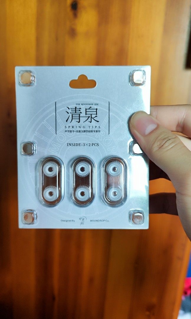 Moondrop spring tips (Size: S), Audio, Portable Audio Accessories on ...