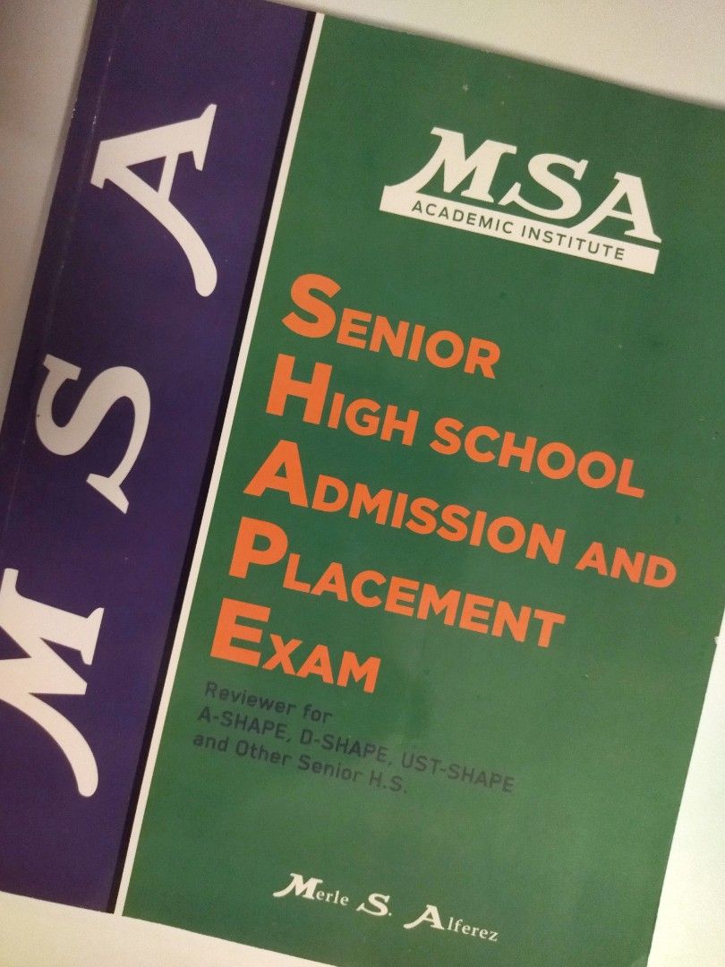 MSA Senior High School Reviewer, Hobbies & Toys, Books & Magazines ...