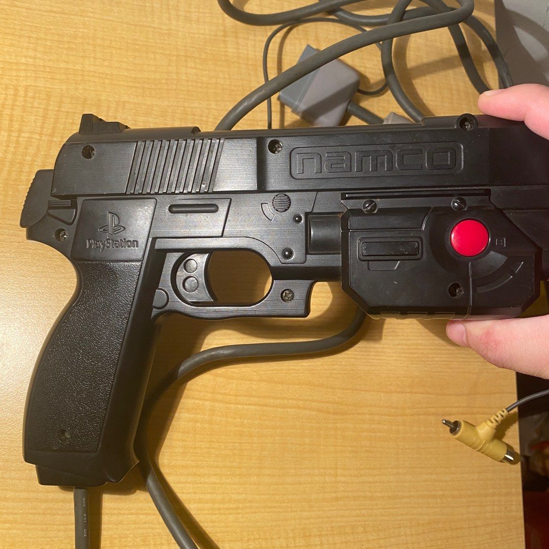 Namco Npc 103 Light gun for playstation 1 Untested, Video Gaming, Video ...