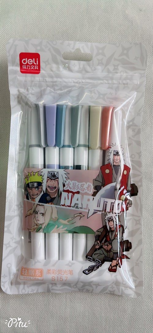 Naruto Highlighter Set!, Hobbies & Toys, Stationery & Craft, Stationery ...