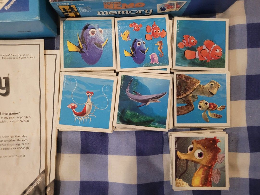 NEMO Memory Game, Hobbies & Toys, Toys & Games on Carousell