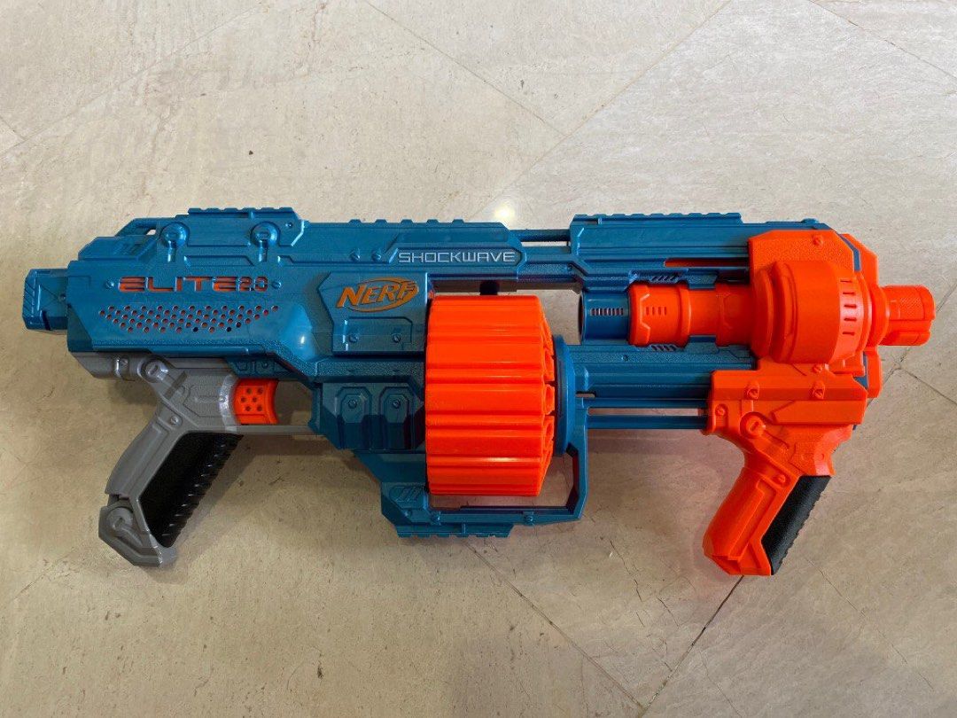 Nerf gun Elite 2.0 Shockwave, Hobbies & Toys, Toys & Games on Carousell