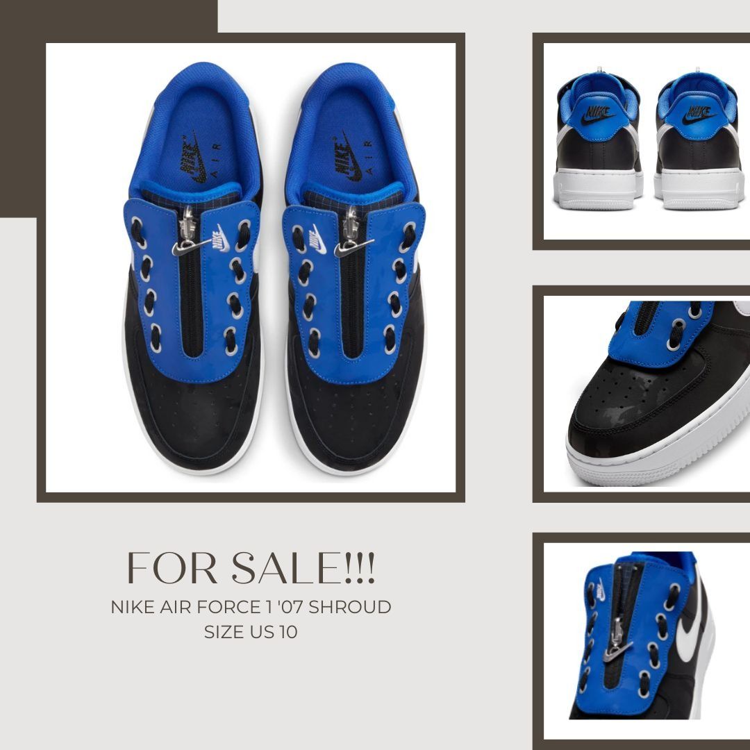 Nike Air Force 1 '07 Shroud, Luxury, Sneakers & Footwear on Carousell