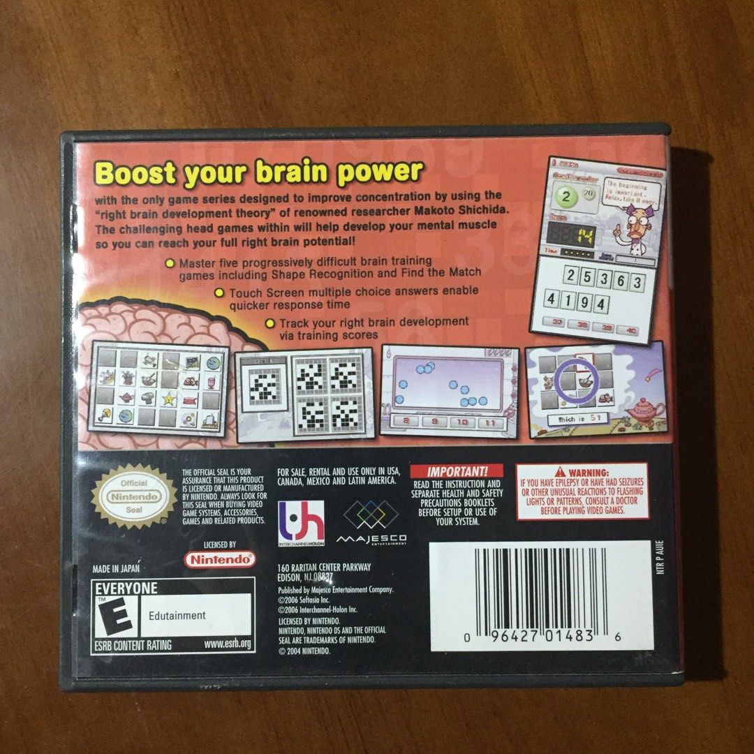 Nintendo DS Brain Boost Beta Wave, Video Gaming, Video Games, Nintendo on Carousell