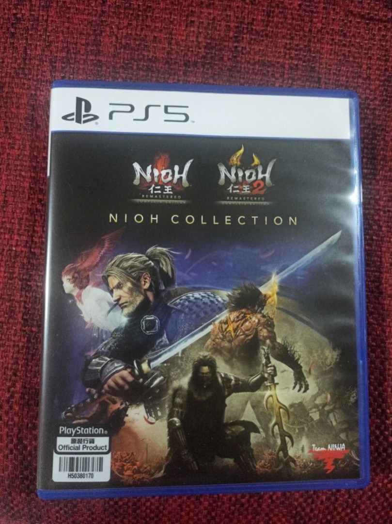 Nioh collection . NIOH 2 ps5 disc and Nioh PS4 disc with Nioh ...