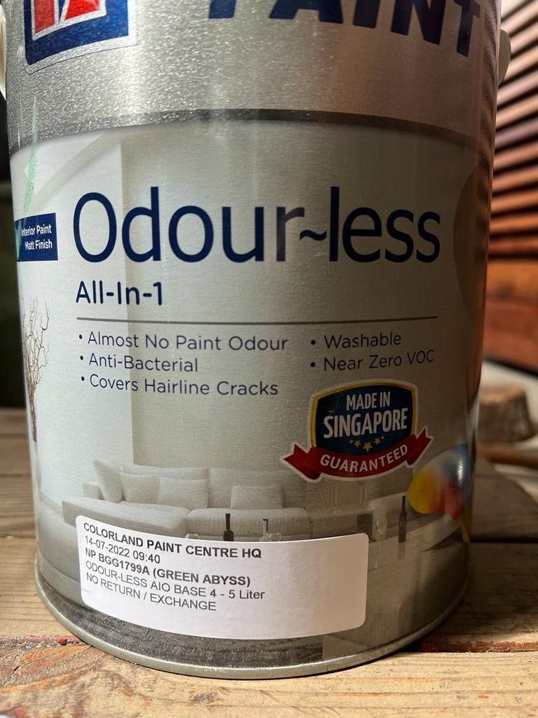Nippon paint odour-less - 5L, Furniture & Home Living, Home Decor, Wall ...