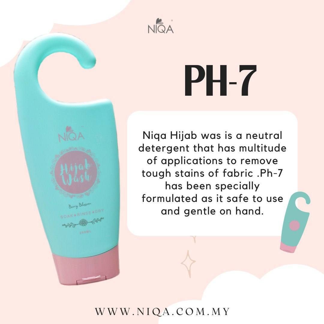 NIQA Hijab Wash Tudung Shawl Detergent, Furniture & Home Living ...