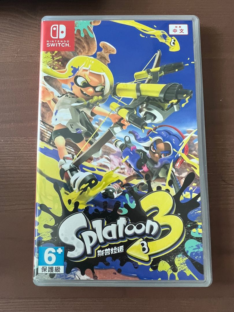 NS Splatoon 3 switch game, 電子遊戲, 電子遊戲, Nintendo 任天堂 - Carousell