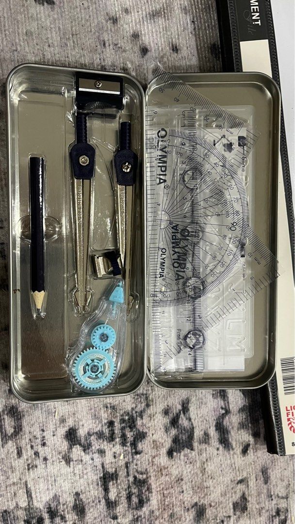 Olympia Mathematical Instrument Set / Jangka Lukis Mathematical Set ...