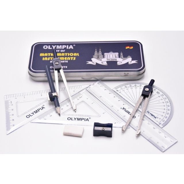 Olympia Mathematical Instrument Set / Jangka Lukis Mathematical Set ...