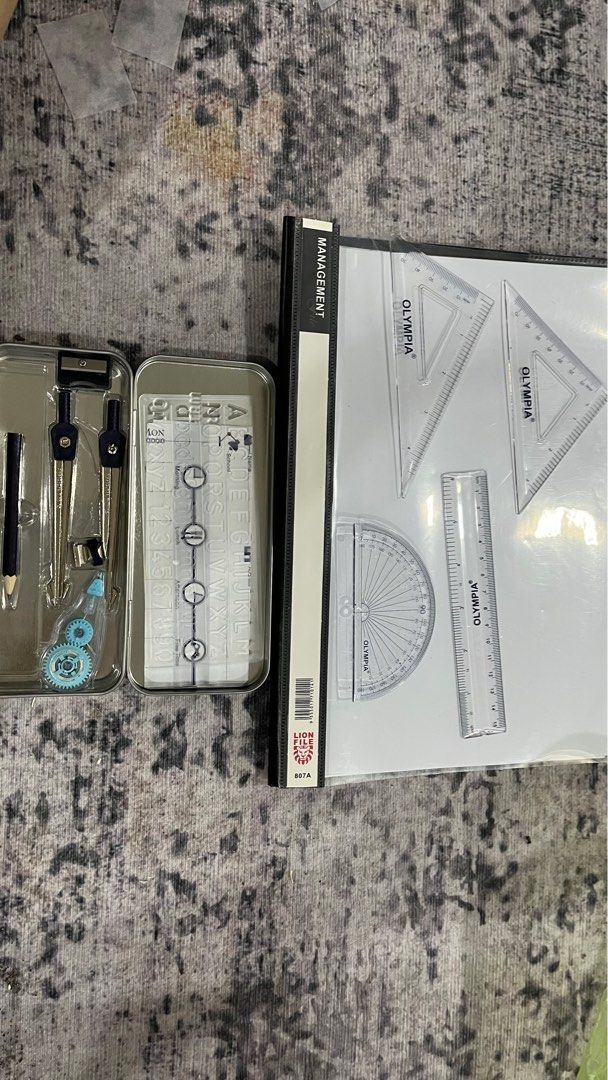 Olympia Mathematical Instrument Set / Jangka Lukis Mathematical Set ...