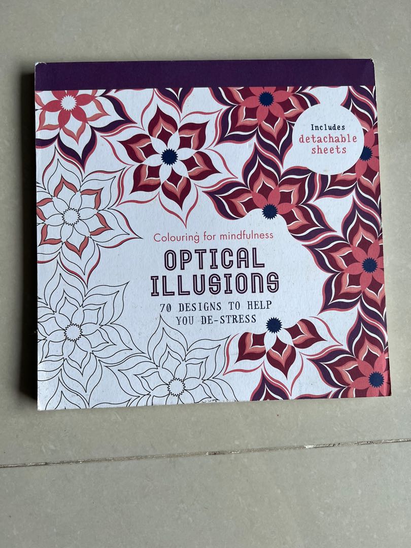 Optical Illusions colouring book by Hamlyn, Hobbies & Toys, Books ...