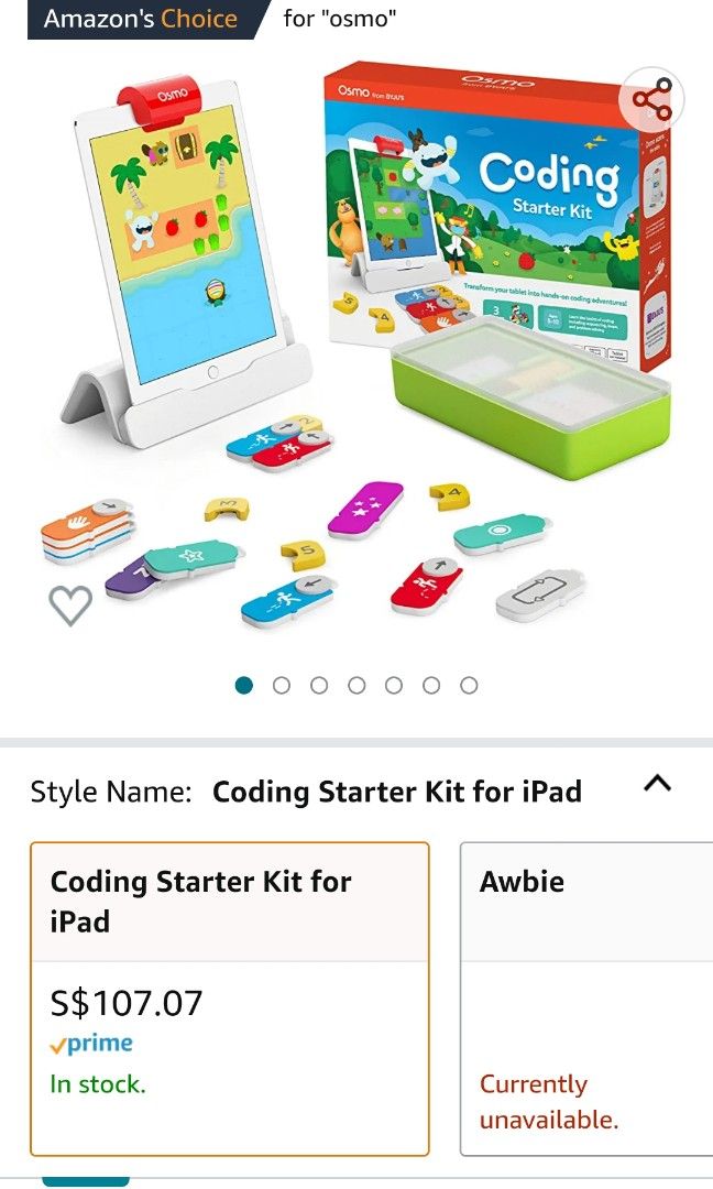 Osmo Coding Starter Kit, Hobbies & Toys, Toys & Games on Carousell