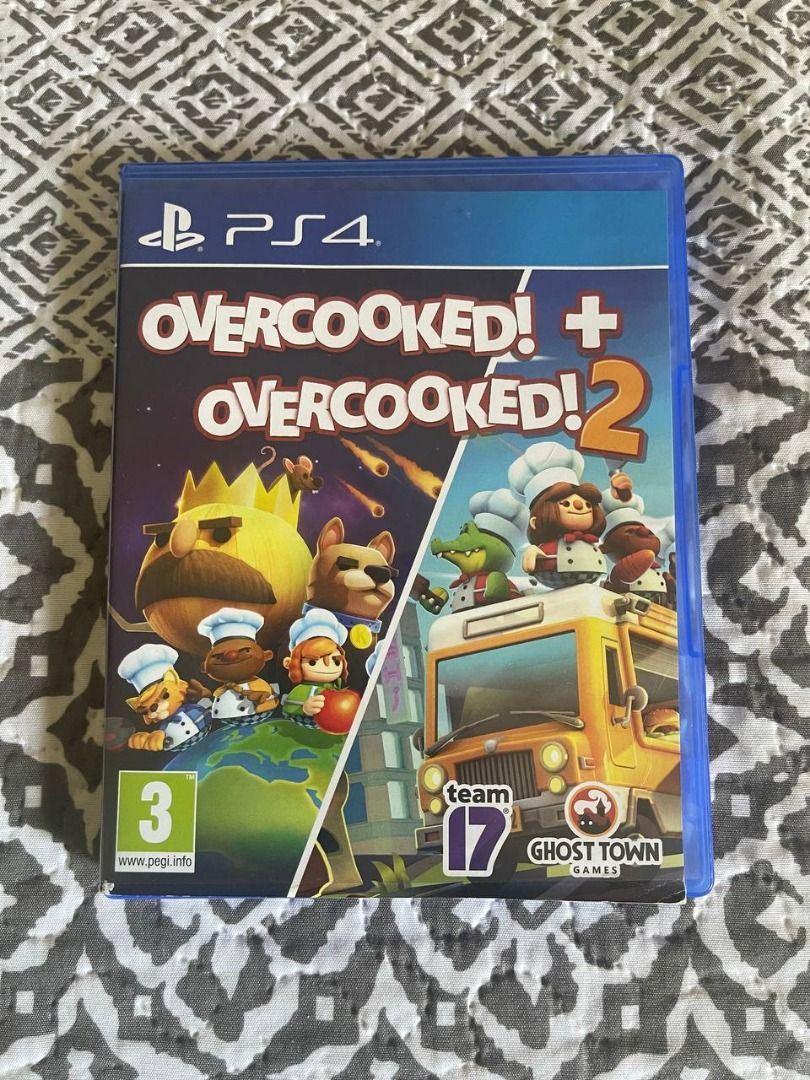Overcooked + Overcooked 2 (PS4), Video Gaming, Video Games, PlayStation ...