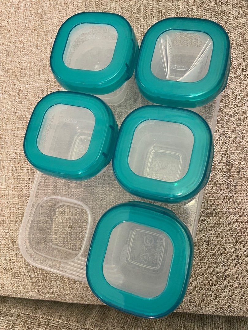 Oxo tot freezer storage containers baby blocks, Babies & Kids, Nursing ...