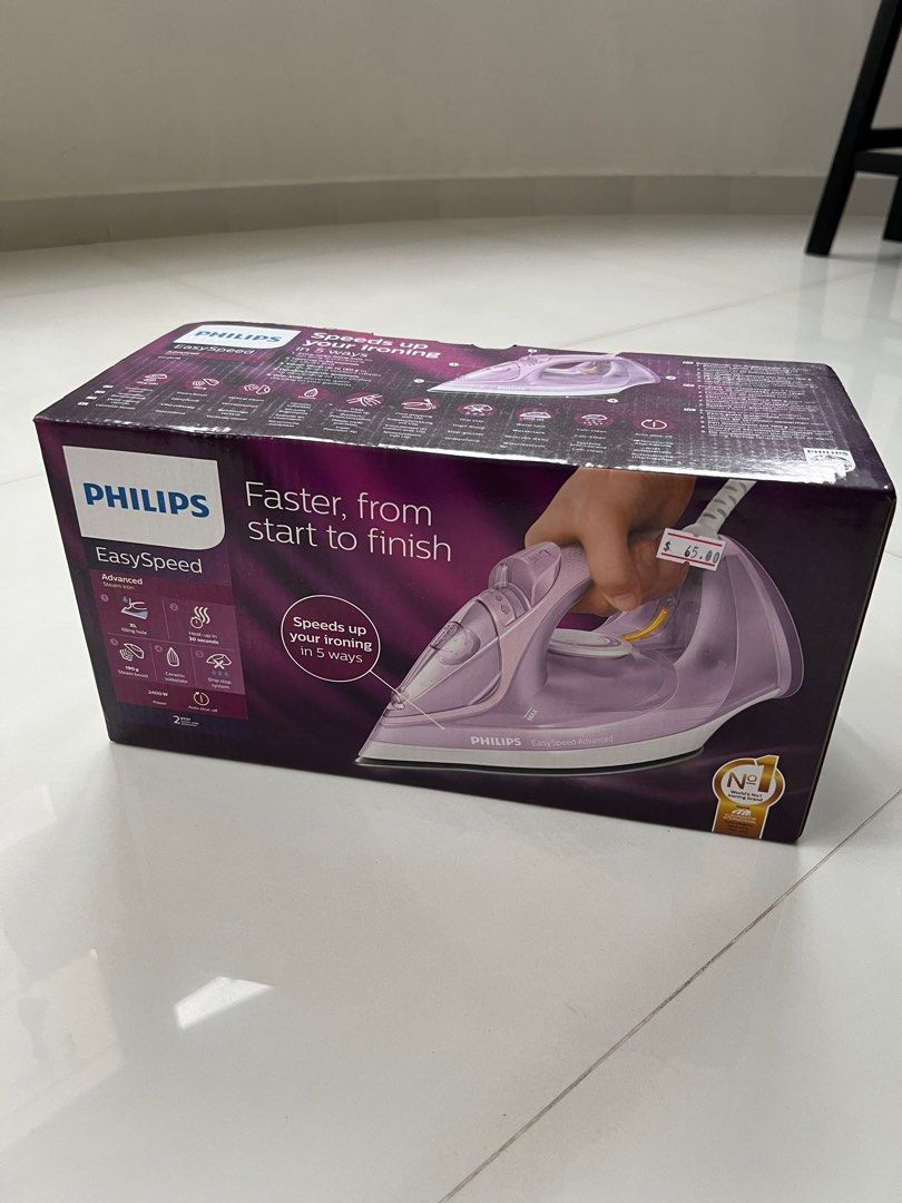 Philips Easy Steam Iron, TV & Home Appliances, Irons & Steamers on ...