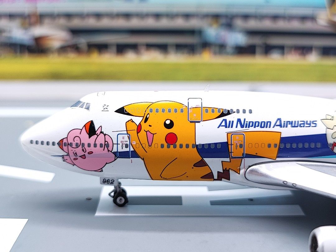 Phoenix Models 1:400 All Nippon Airways ANA B747-400 (Pokémon Livery ...