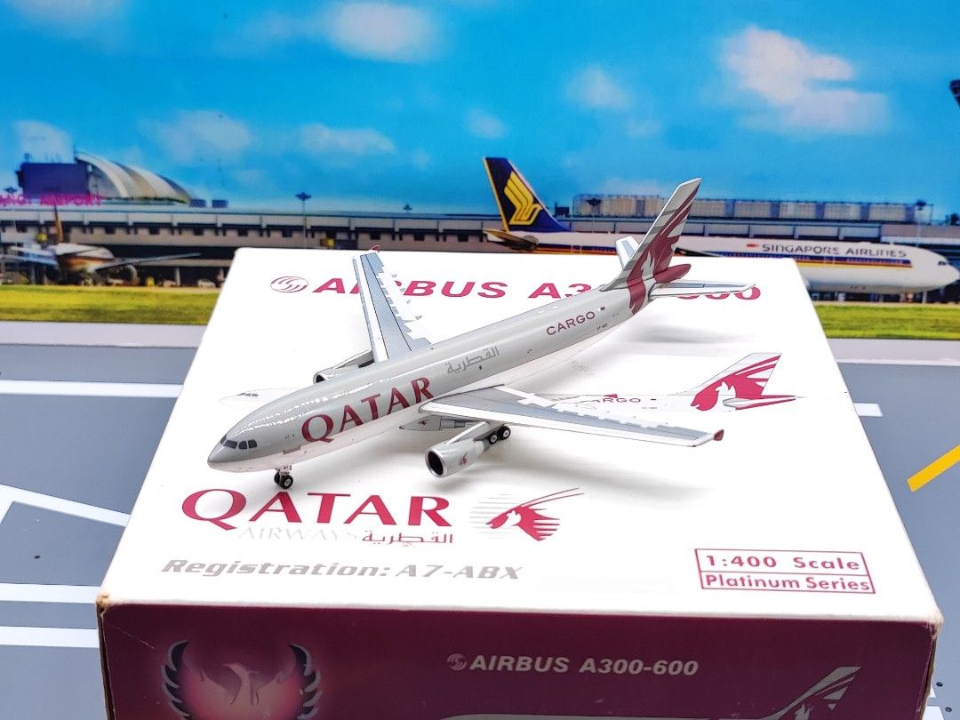 Phoenix Models 1:400 Qatar Airway Cargo A300-600 A7-ABX, Hobbies & Toys ...