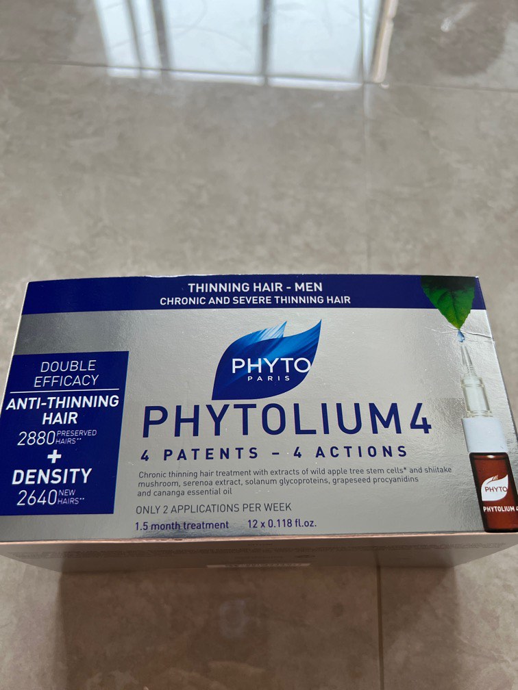PHYTO Phytolium 4 Anti Hair Loss/ Hair Thinning Treatment - Men, Beauty ...