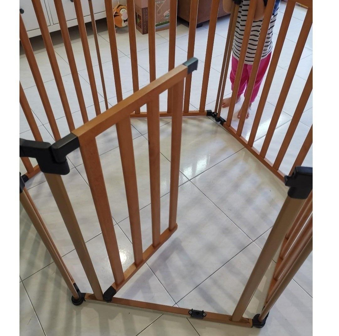 Playpen - solid wood, Babies & Kids, Baby Nursery & Kids Furniture ...